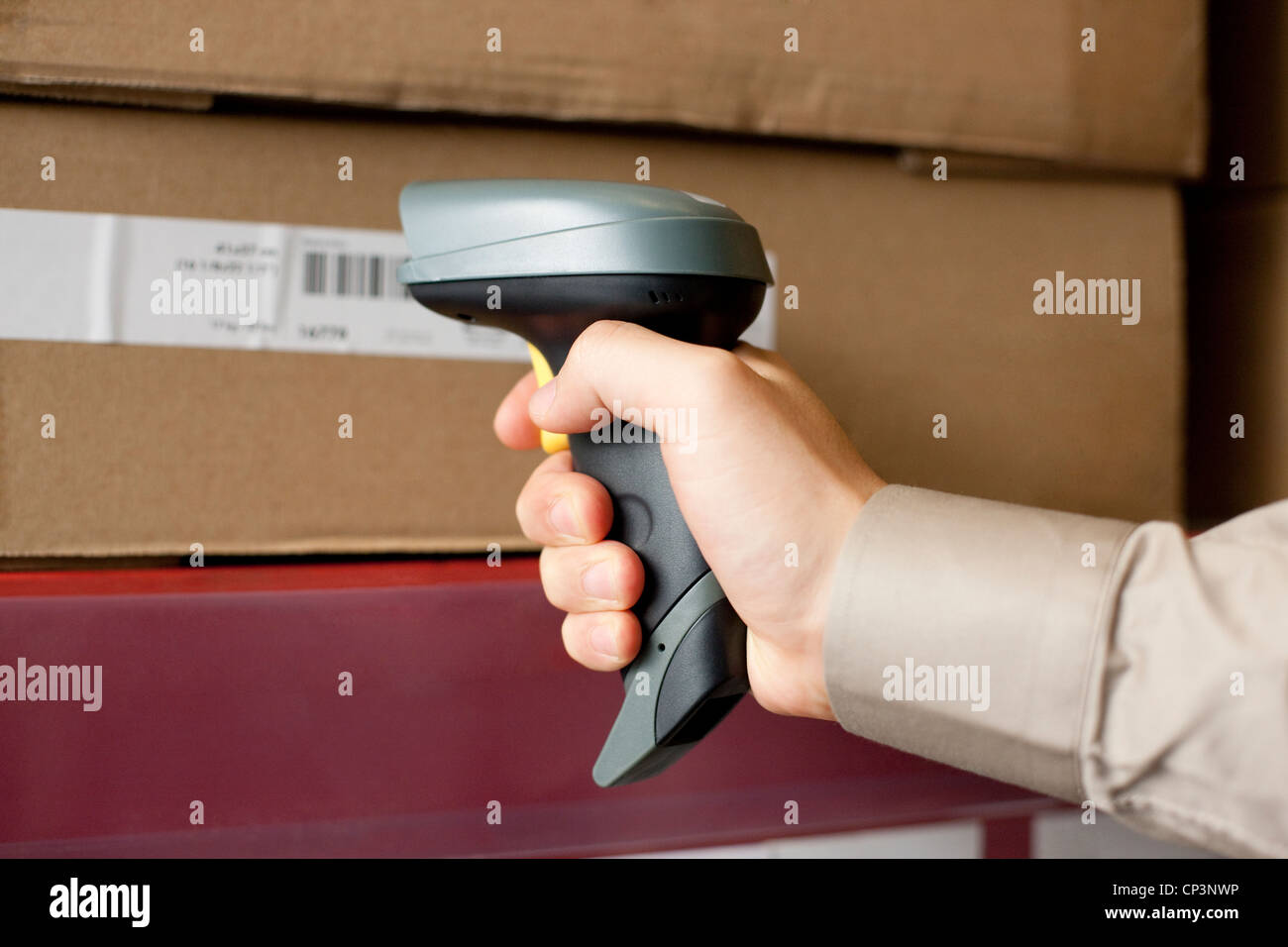 Bar code scanner Stock Photo - Alamy