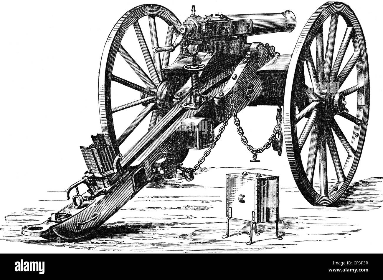 Reffye mitrailleuse hi-res stock photography and images - Alamy