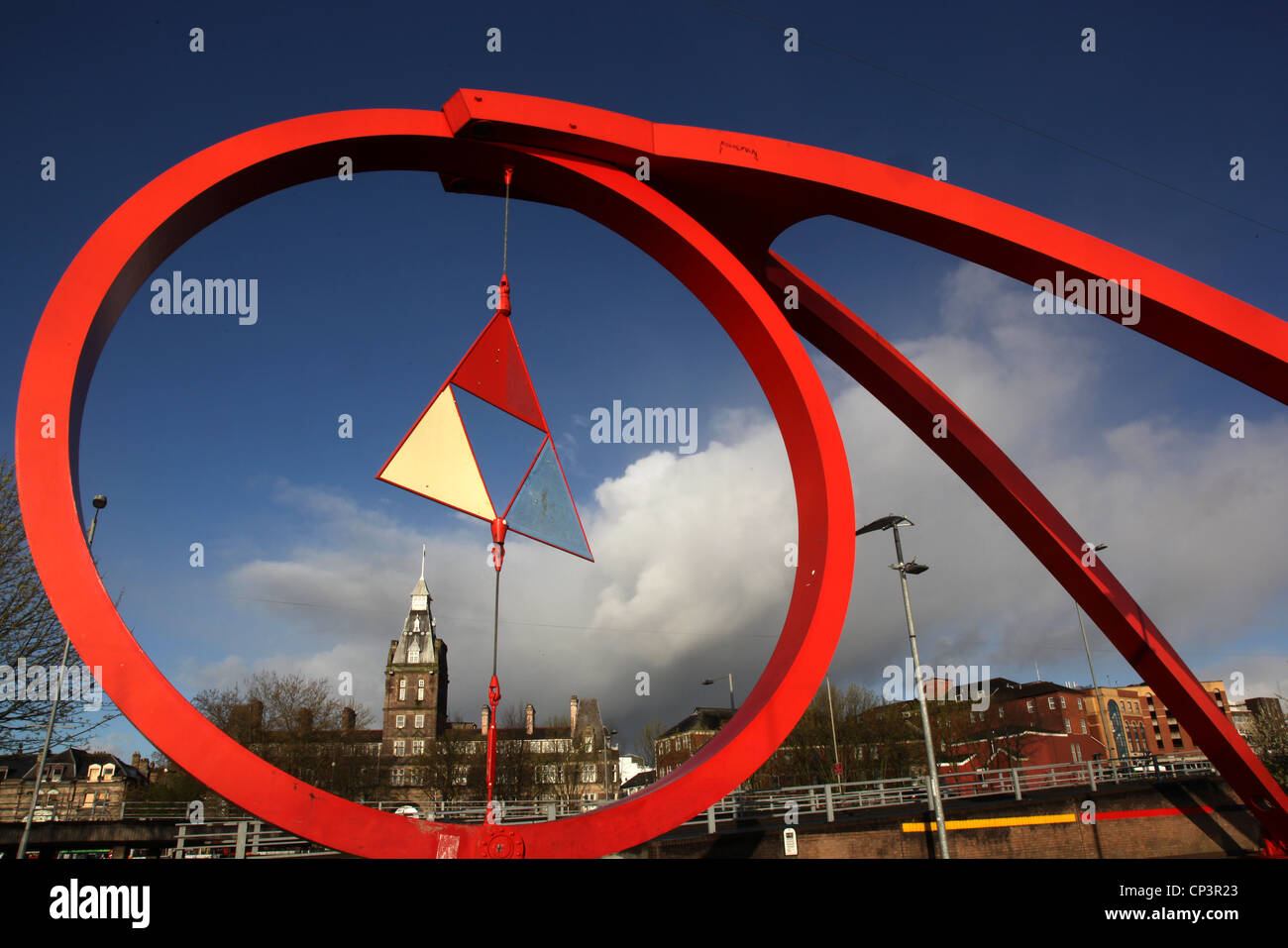 Newport Wave Steel Sculpture Newport High Resolution Stock Photography ...