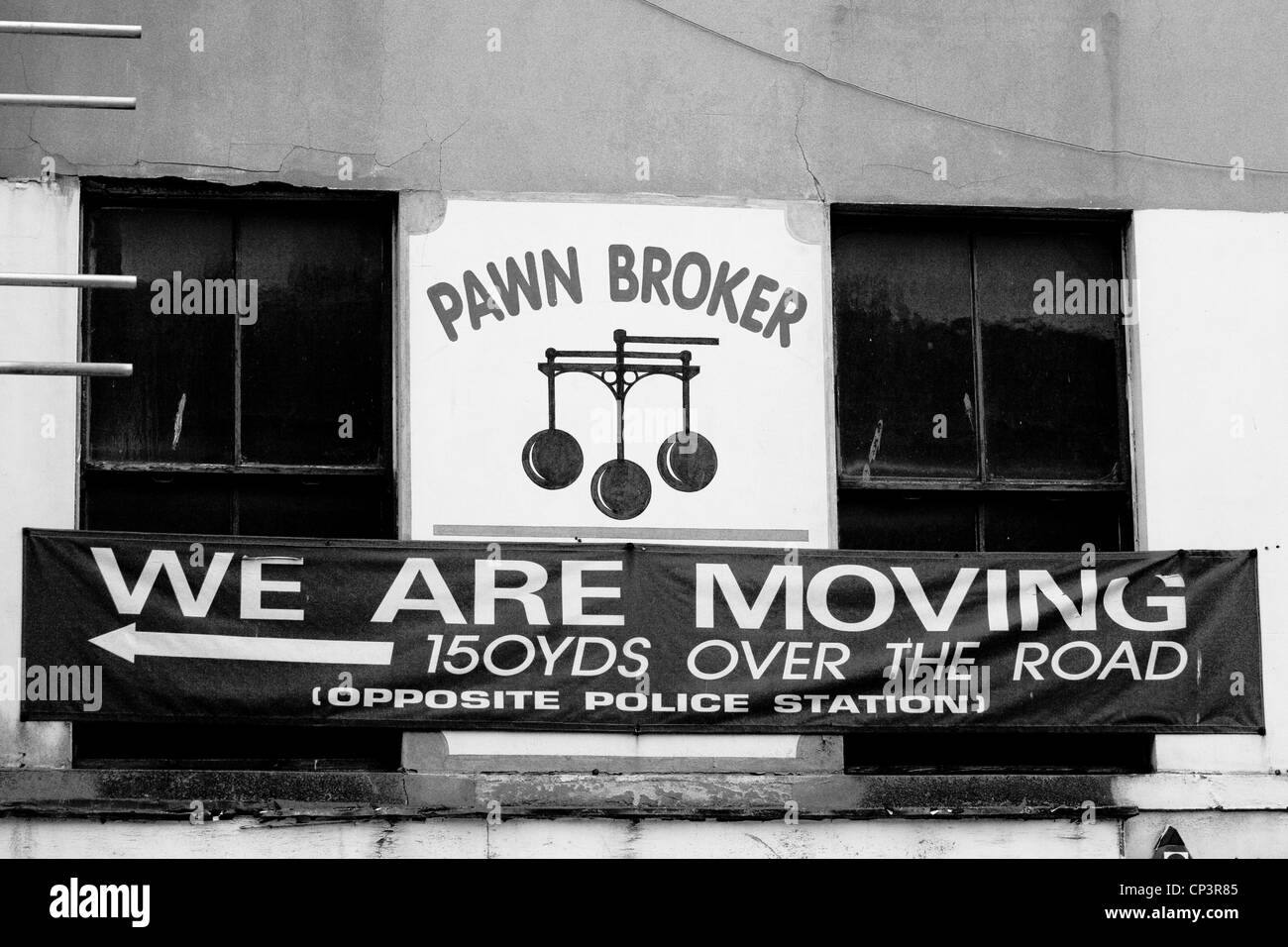 Pawn broker Black and White Stock Photos & Images - Alamy