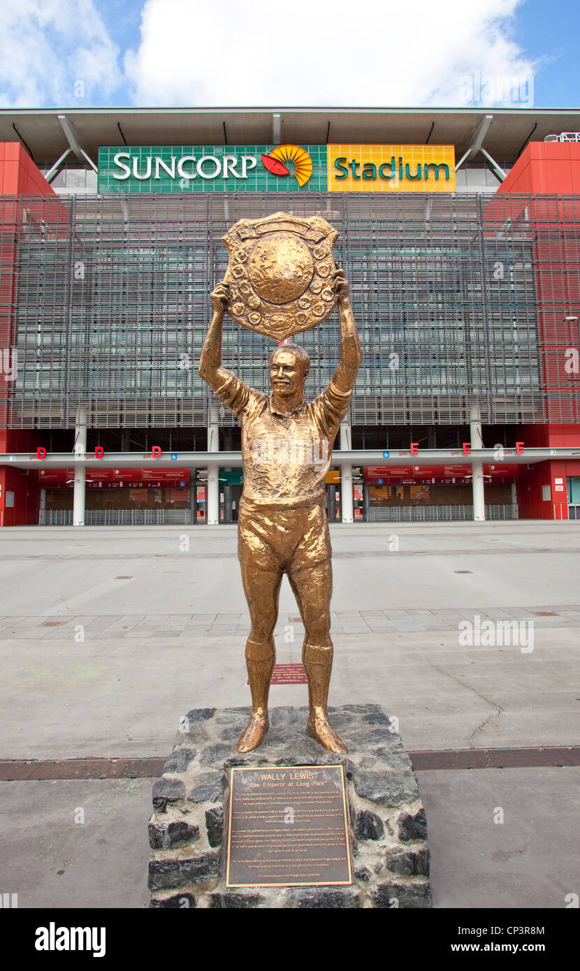 Statue of Wally Lewis, Suncorp Stadium, Brisbane, Queensland, Australia ...