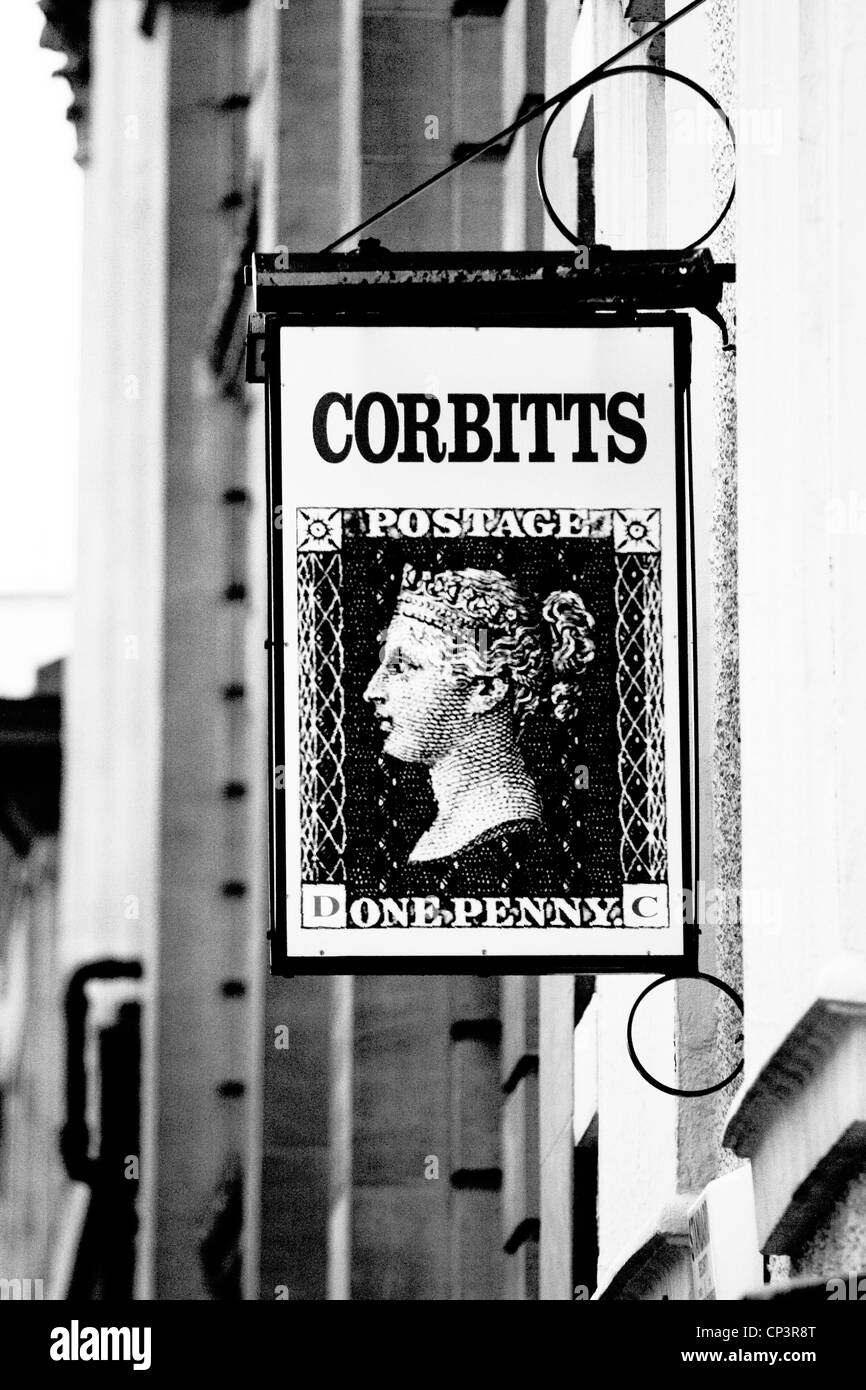 One Penny Sign, Newcastle City Centre Stock Photo - Alamy