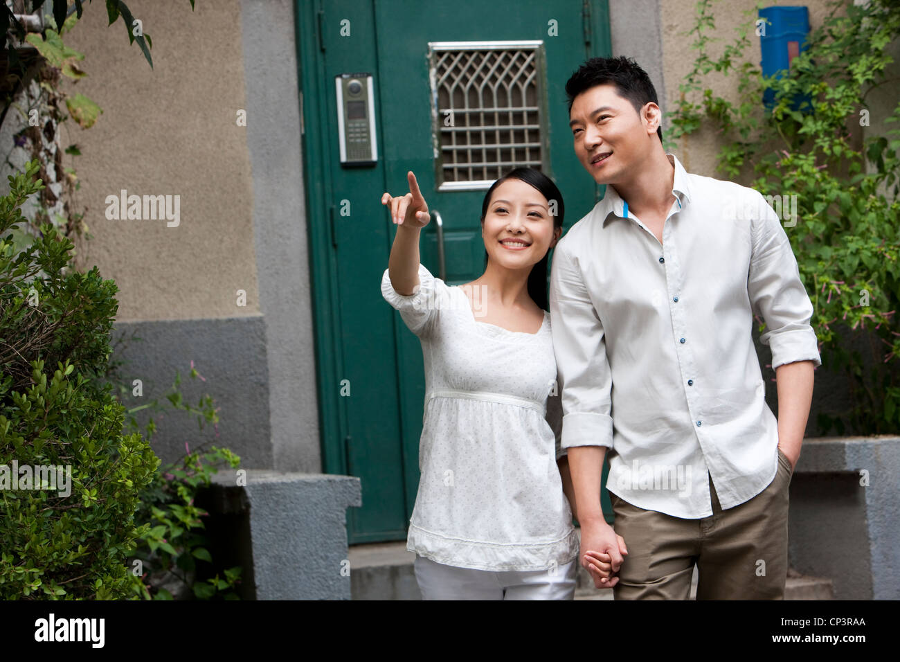 Young Chinese couple Stock Photo - Alamy
