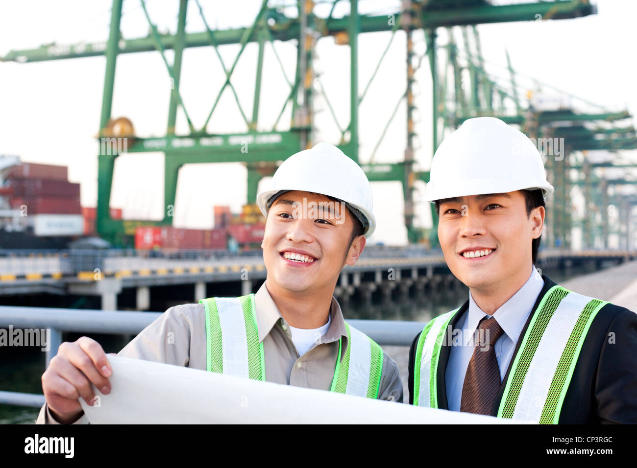 Container construction blueprints hi-res stock photography and images ...