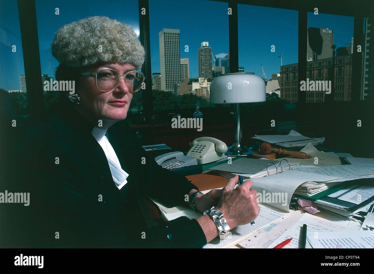 Australia - Sydney. Judge Matthews in his office Stock Photo - Alamy