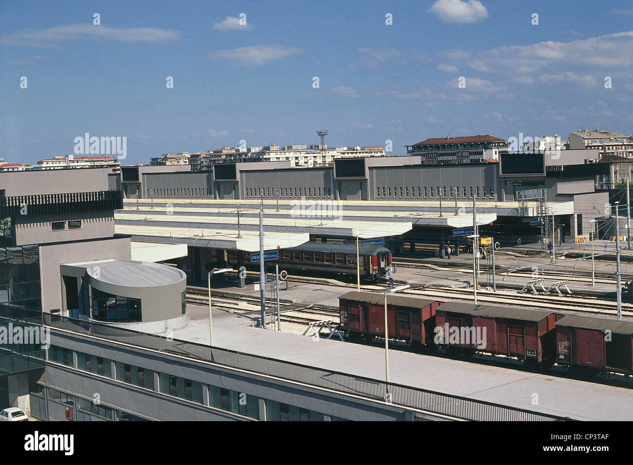 Abruzzo - Pescara. Central Station Stock Photo - Alamy