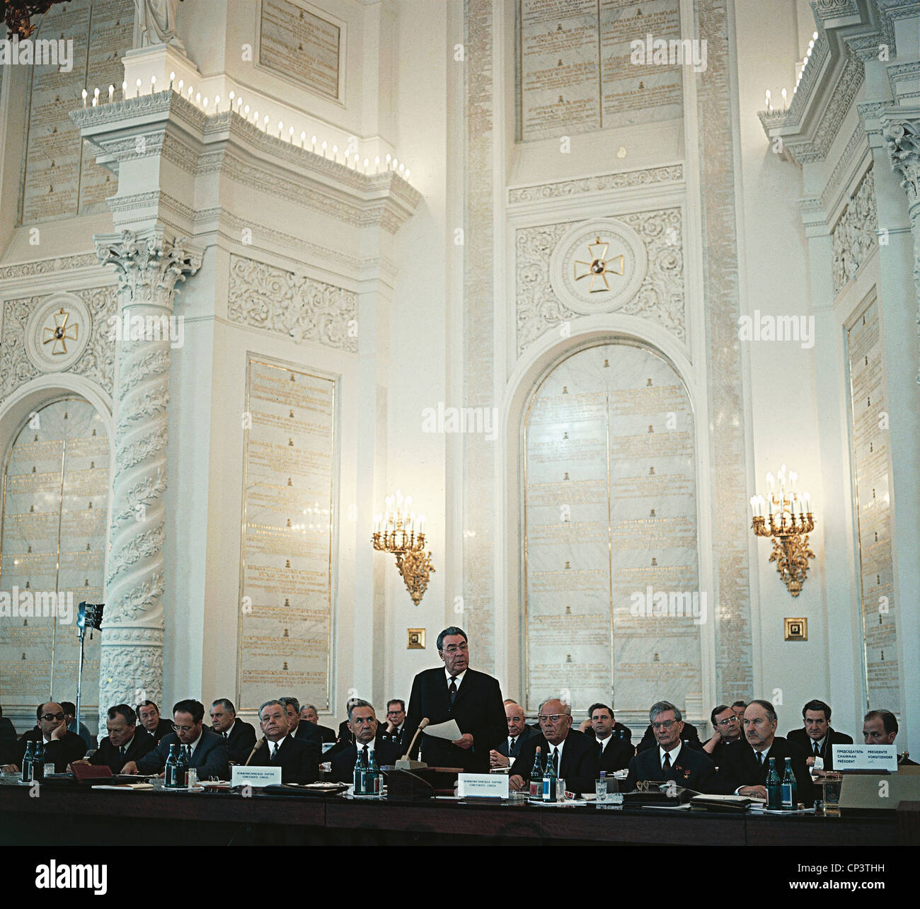 Leonid brezhnev soviet communist party hi-res stock photography and ...