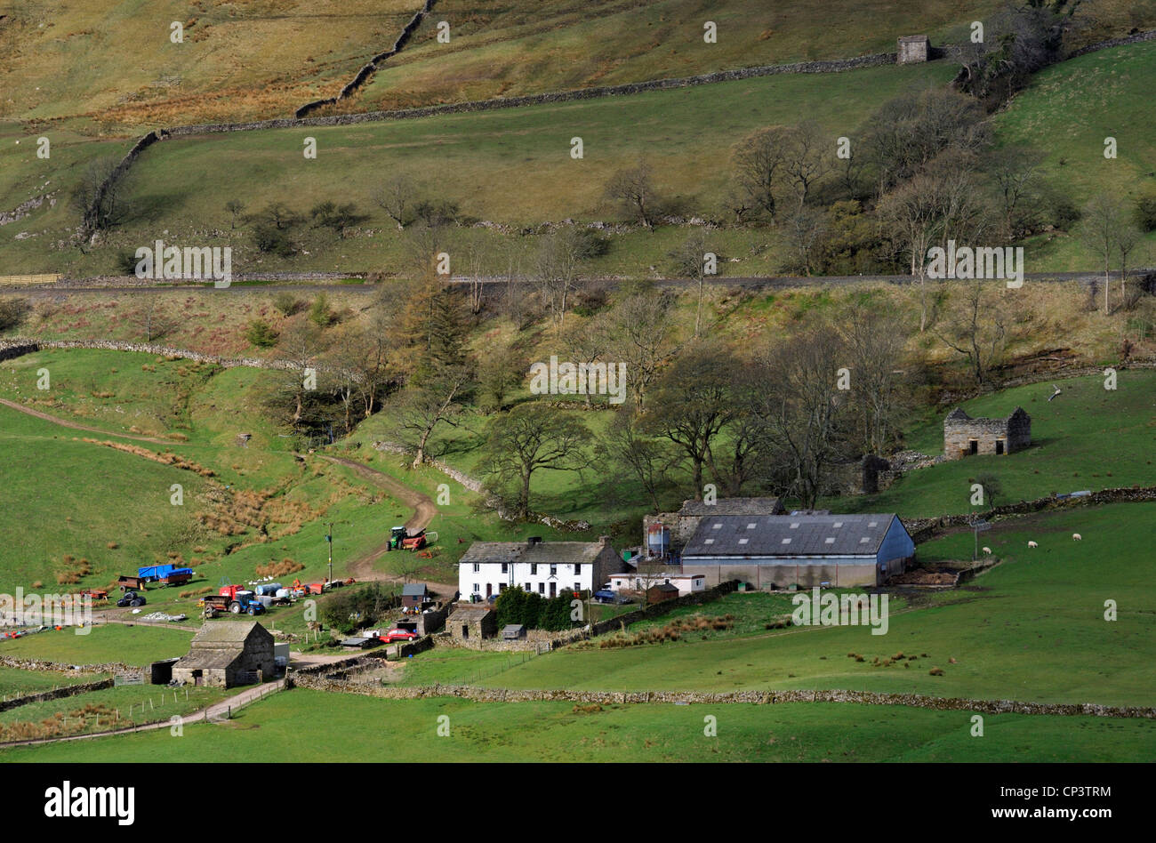 Hill Hall Farm, Mallerstang, Cumbria, England, United Kingdom, Europe ...