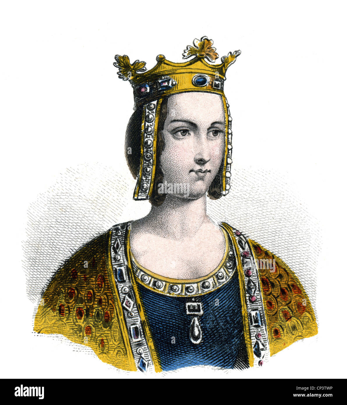 Isabella, 23.4.1170 - 15.3.1190, Queen Consort of France 18.9.1180 ...