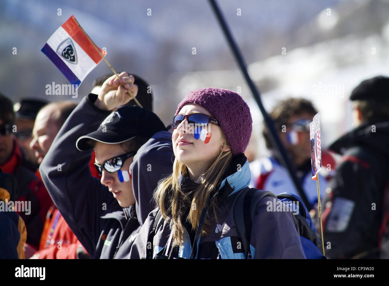 Female olympic games spectator hi-res stock photography and images - Alamy