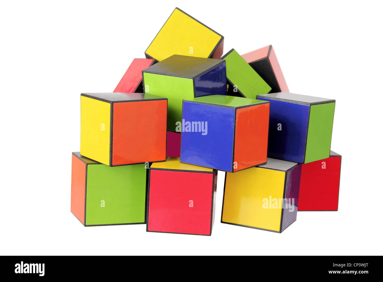 Toy building cubes hi-res stock photography and images - Alamy