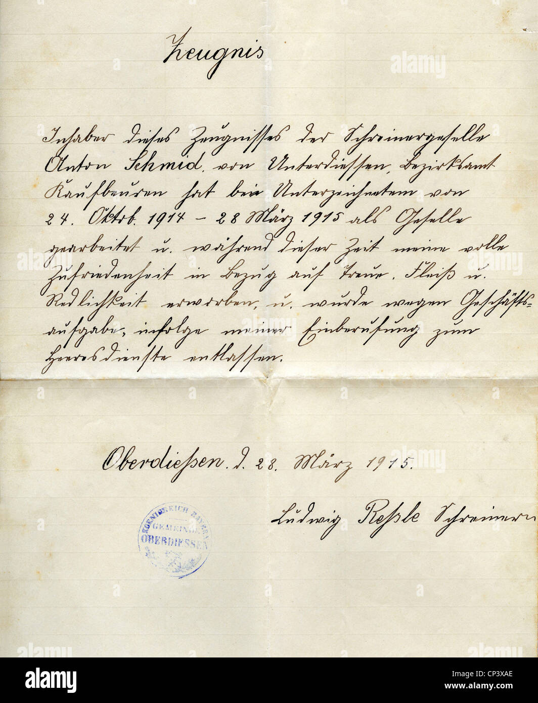 craft / handcraft, professions, carpenter / joiner, certificate for the ...