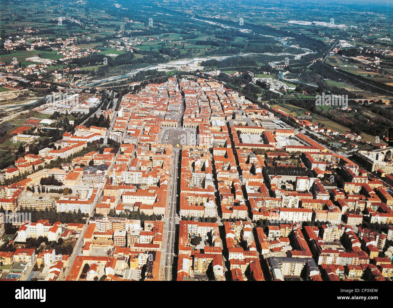 Piemonte Cuneo Aerial View Stock Photo - Alamy