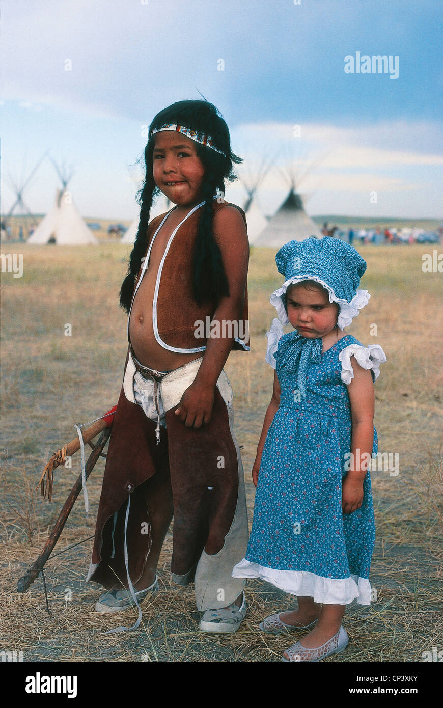 United States of America - Montana. Annual commemoration of the battle ...