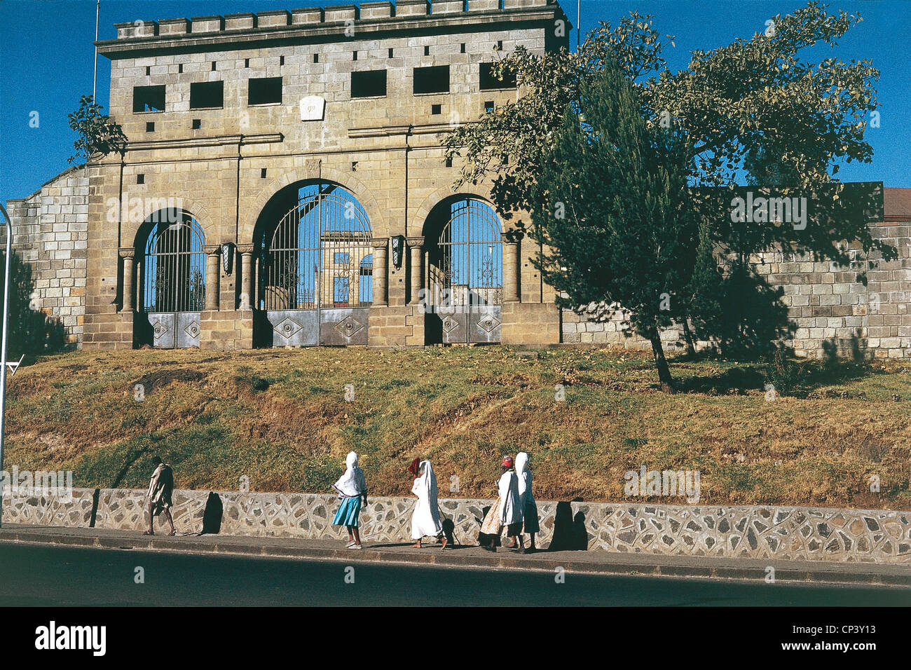 Ethiopia - Addis Ababa (Addis Ababa). The ruins of Great Ghebbo ...