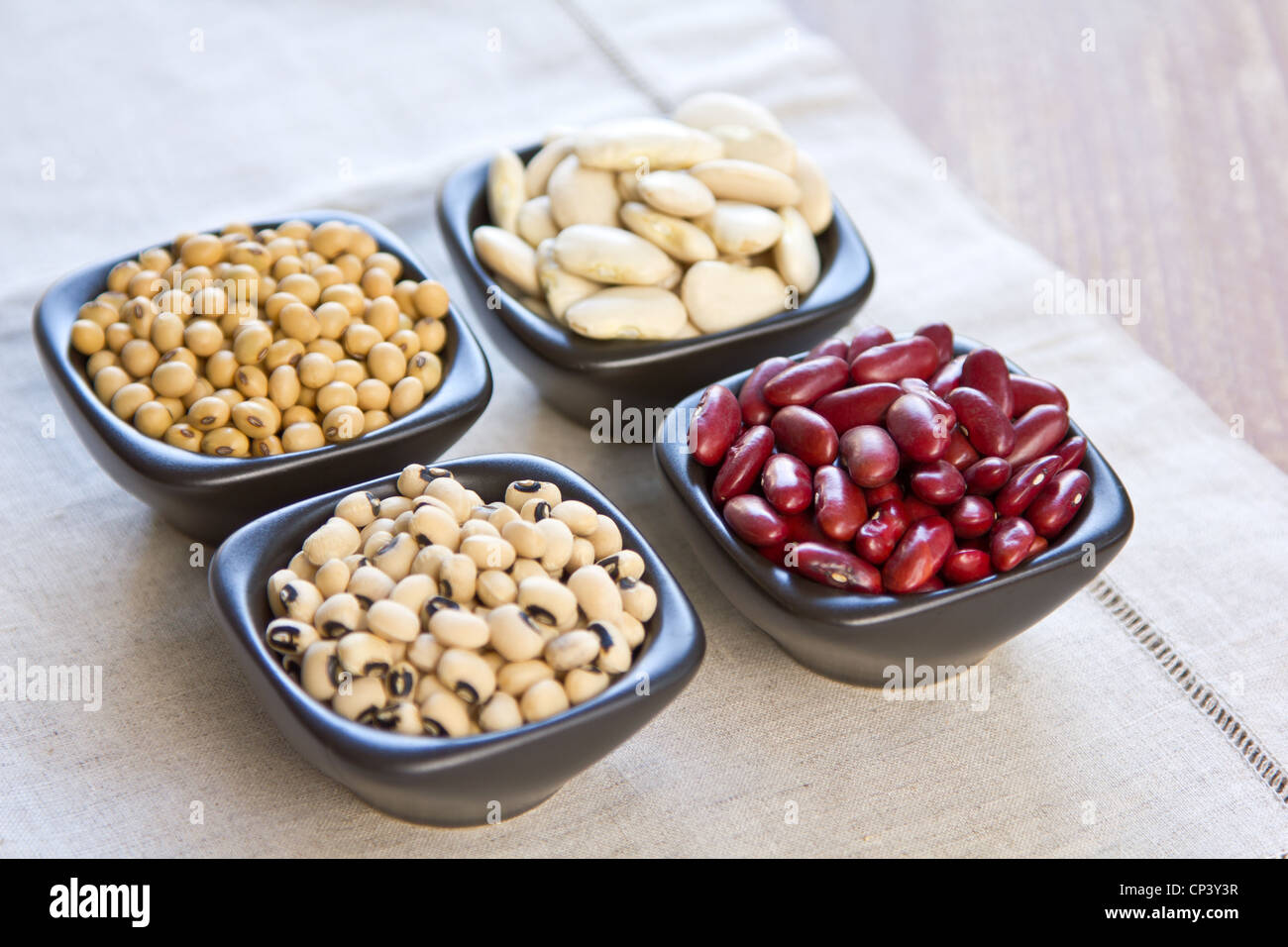Varieties of Beans Stock Photo - Alamy