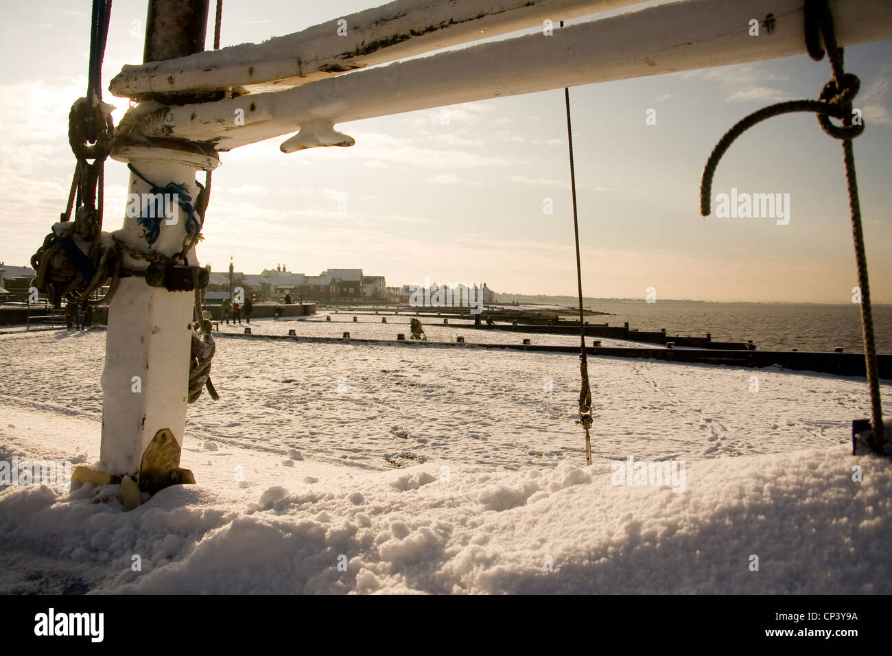 Whitstable kent snow hi-res stock photography and images - Alamy
