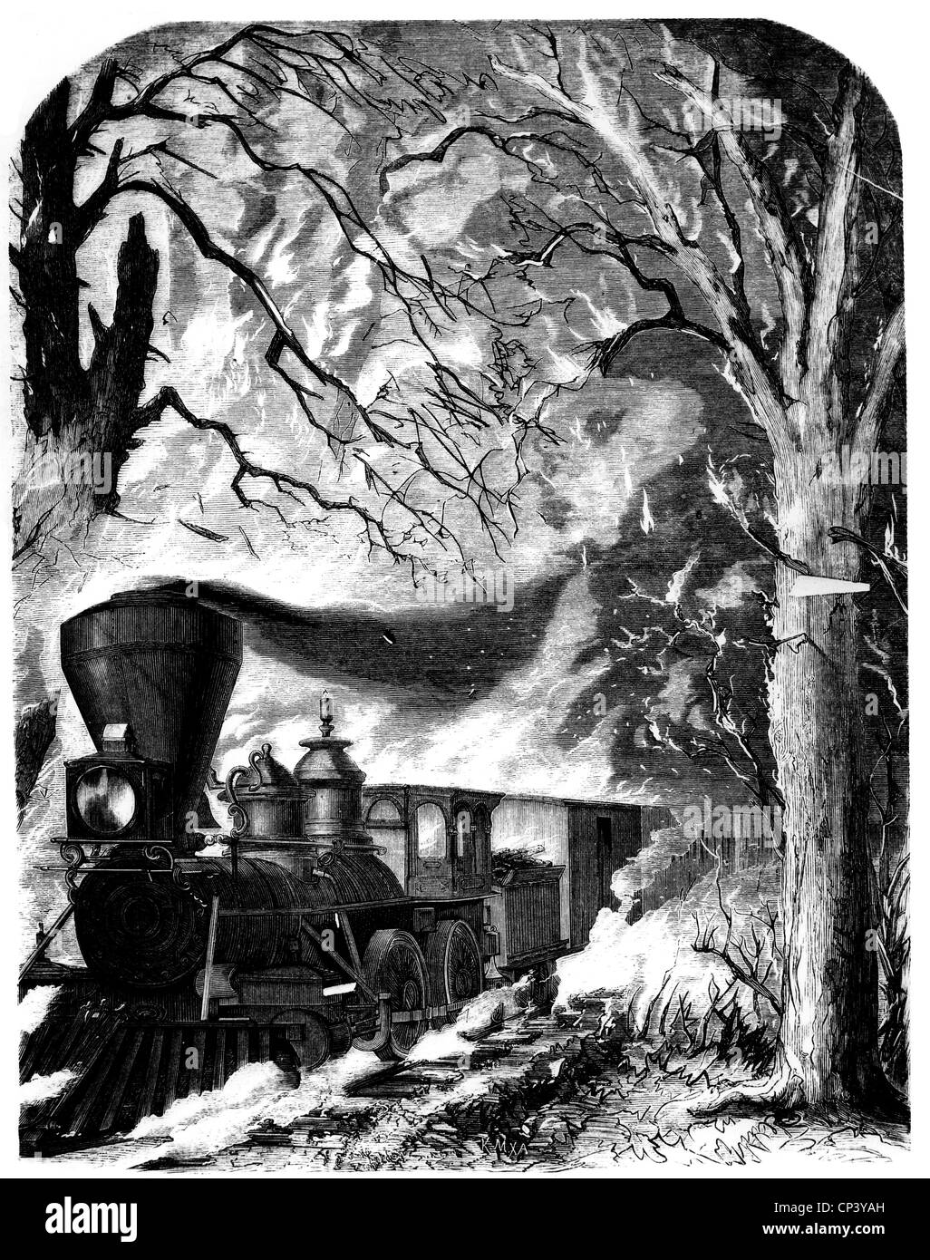 Fire 1871 Black and White Stock Photos & Images - Alamy