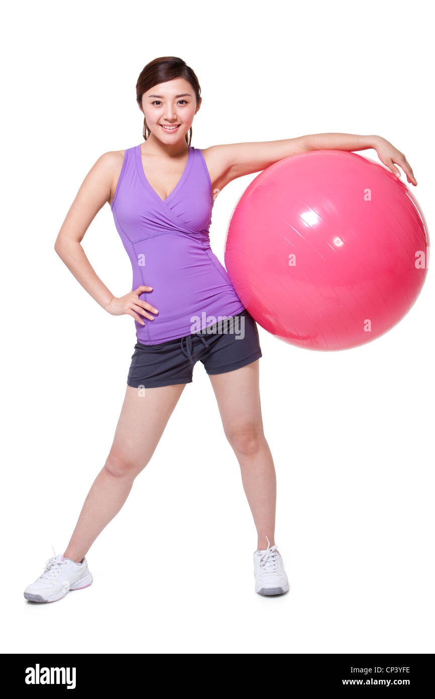 Playful asian woman posing camera hi-res stock photography and images ...