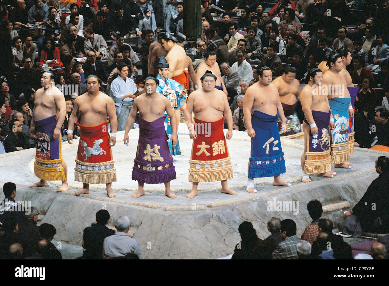 Japan Sumo Tournament Stock Photo - Alamy