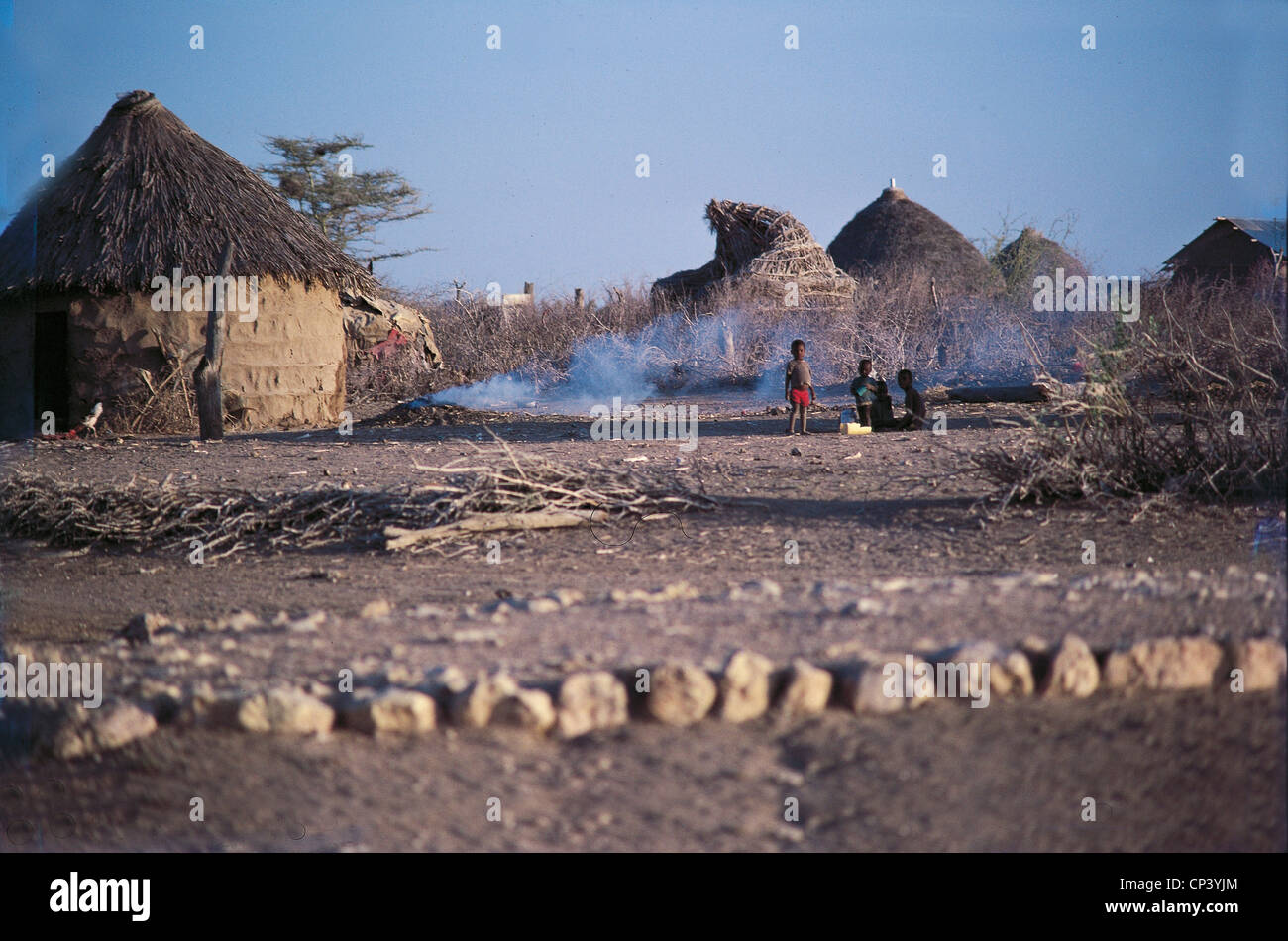 Somalia - Around Belet Weyne - Village Stock Photo - Alamy