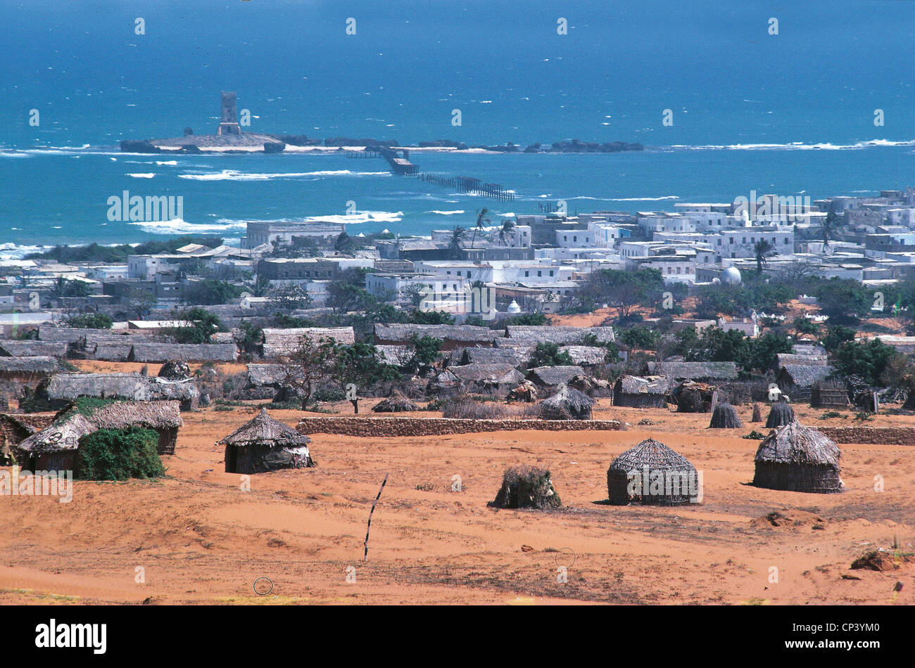 Somalia - Brava (Barawa). View of the city ' Stock Photo - Alamy