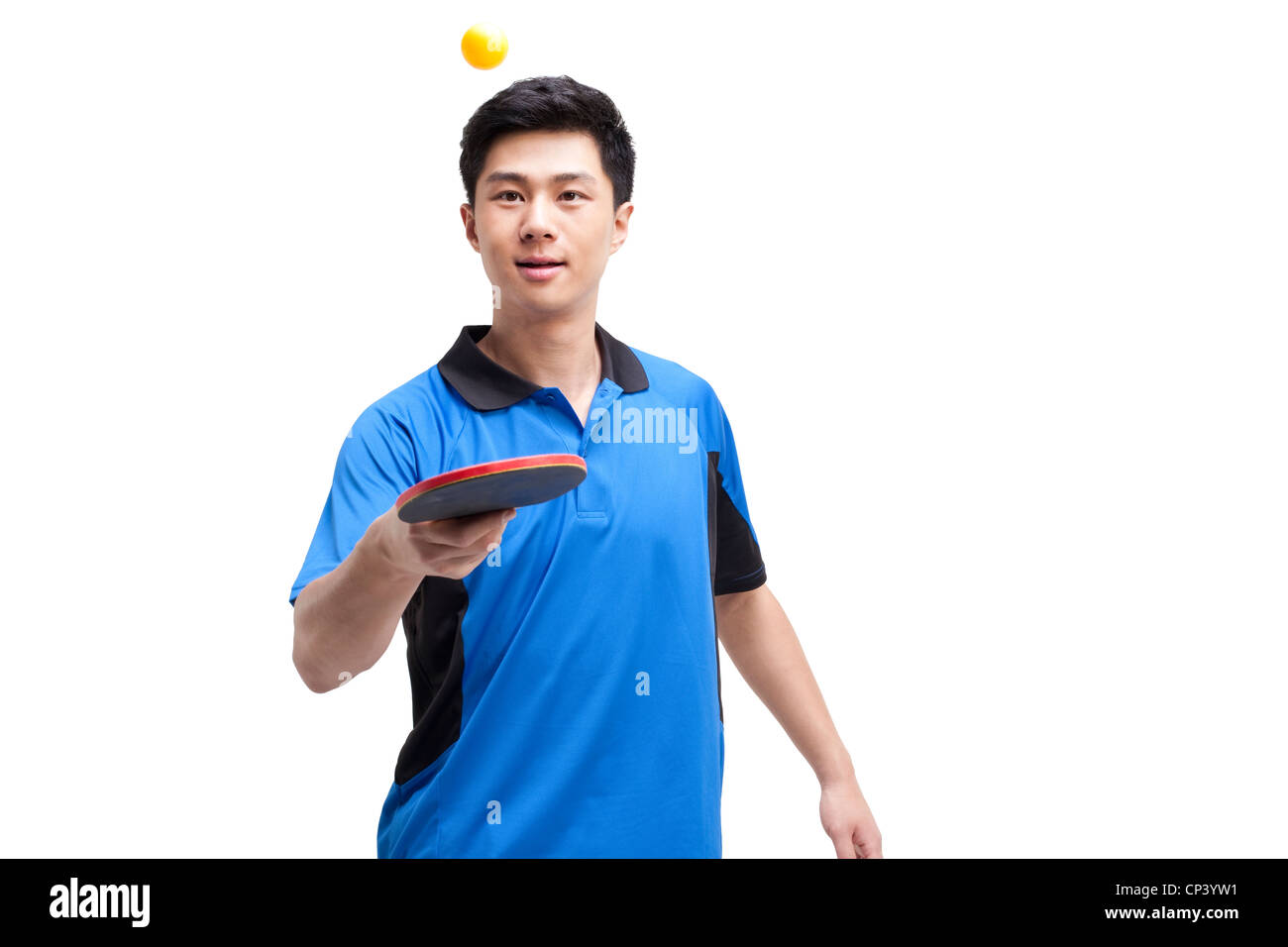 Table tennis ball bouncing on table hi-res stock photography and images ...