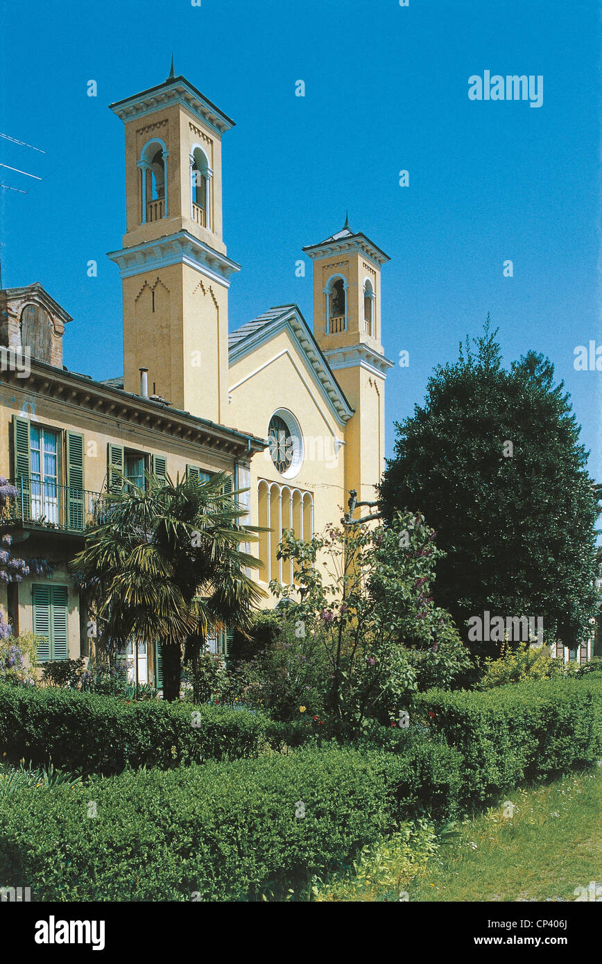 Piemonte Torre Pellice (To) Valdesi: Temple Valdese Stock Photo - Alamy