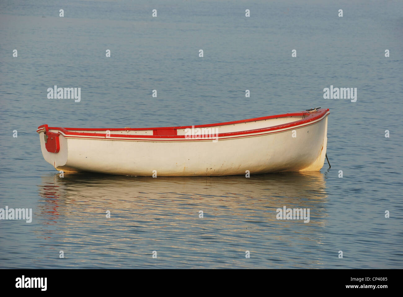 Wooden row boat Stock Photo - Alamy