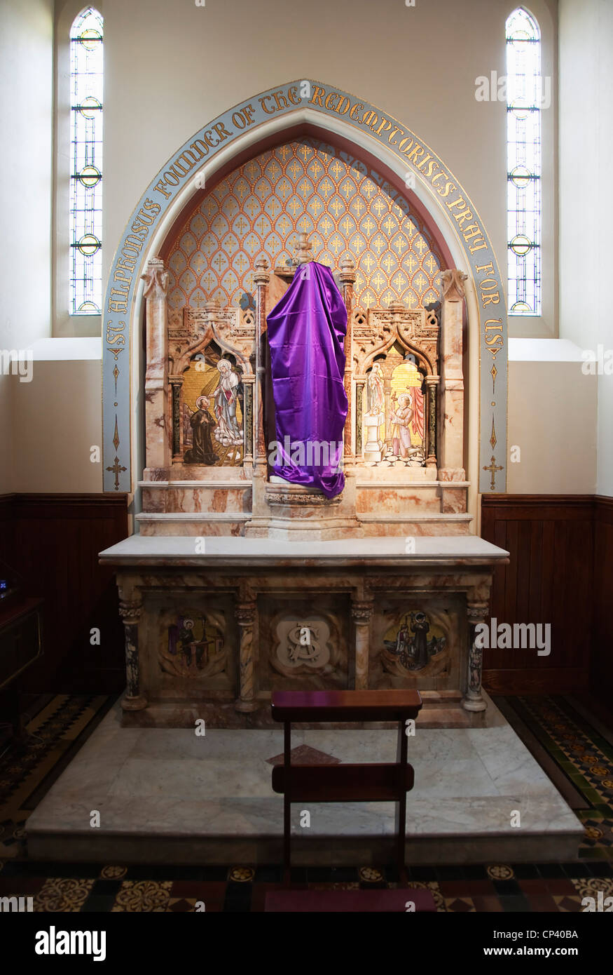 Ireland, North, Belfast, Falls Road, Clonard Monastery interior ... Ireland, North, Belfast, Falls Road, Clonard Monastery interior ...