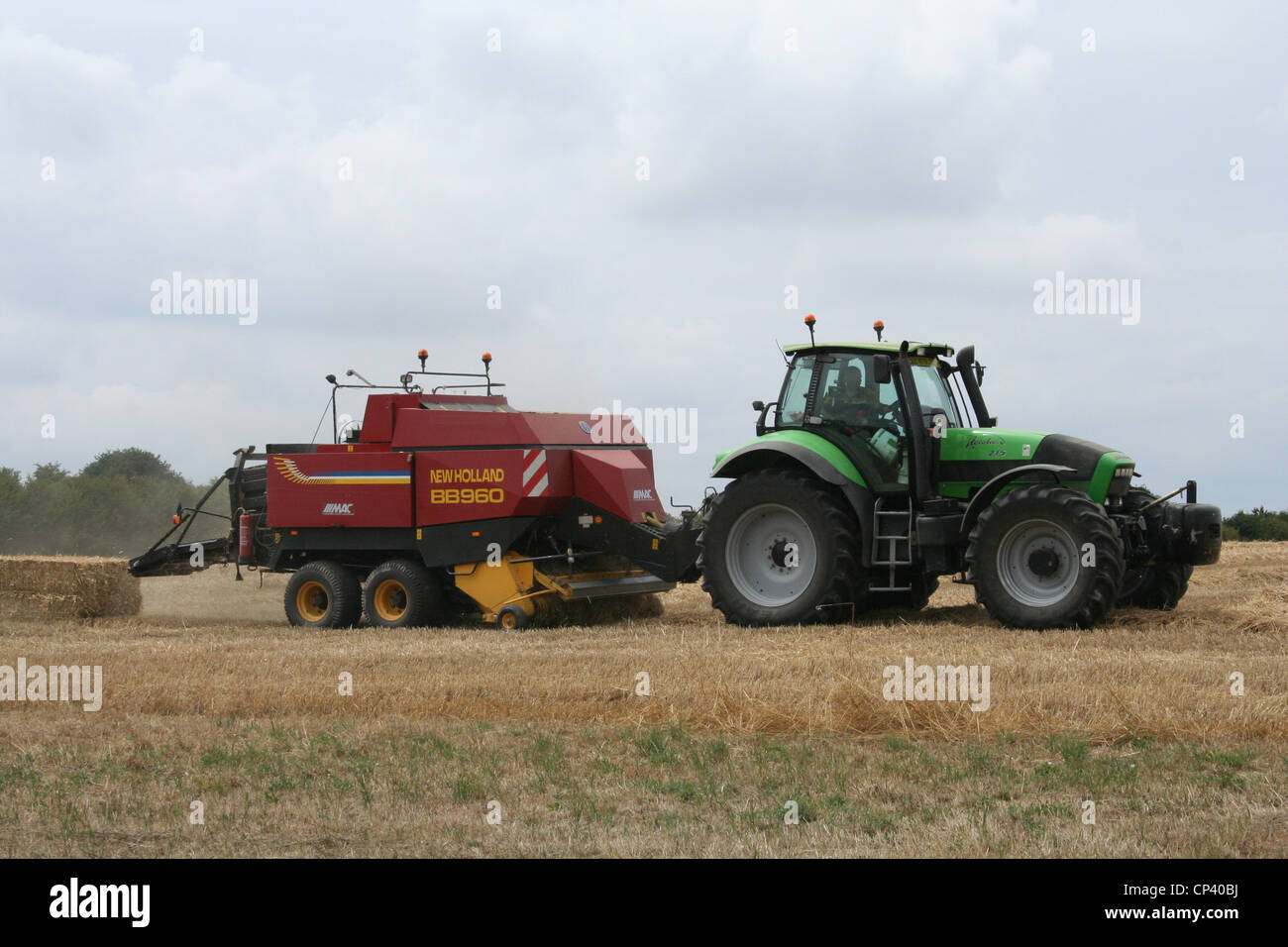 Bailing hay hi-res stock photography and images - Alamy