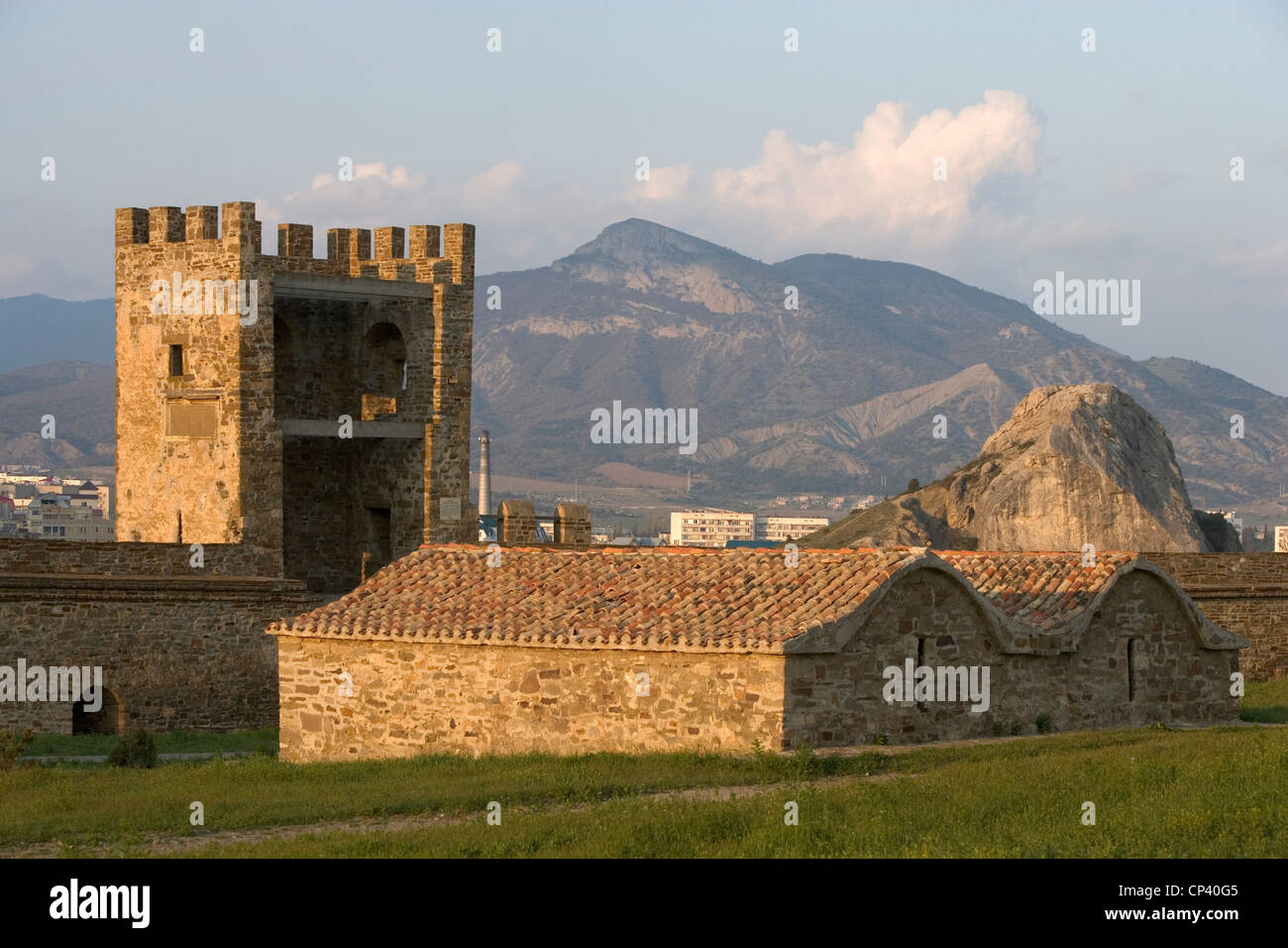 Ukraine - Crimea - Sudak. The Genoese fortress (XIV-XV century) on ...