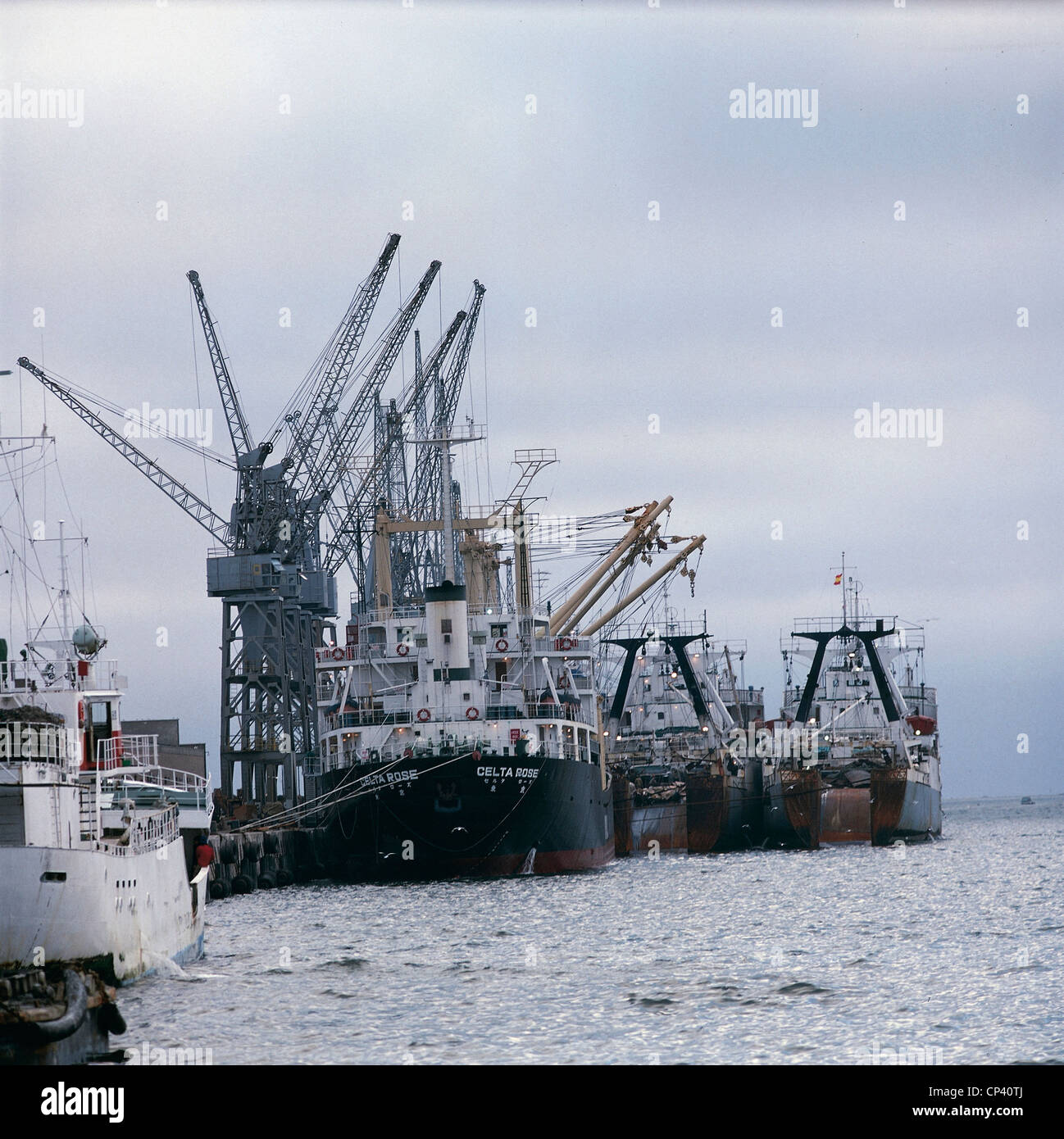 Namibia - Walvis Bay (Walvisbaai) - Ships in port Stock Photo - Alamy