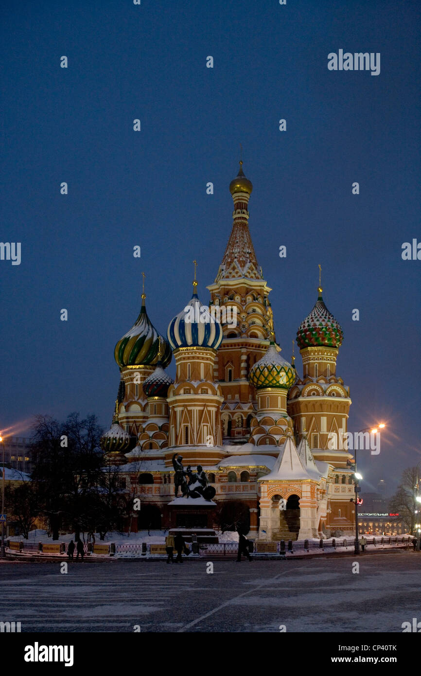 Russia Moscow. Cathedral of St. Basil (Vasily sovor Blazennovo; draft ...