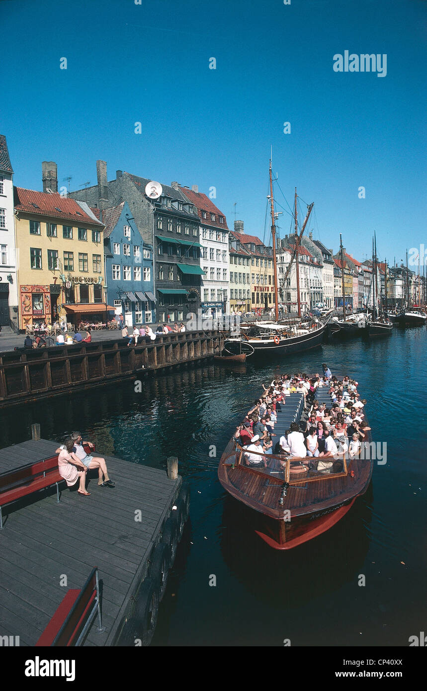 Denmark - Copenhagen, boat Stock Photo - Alamy