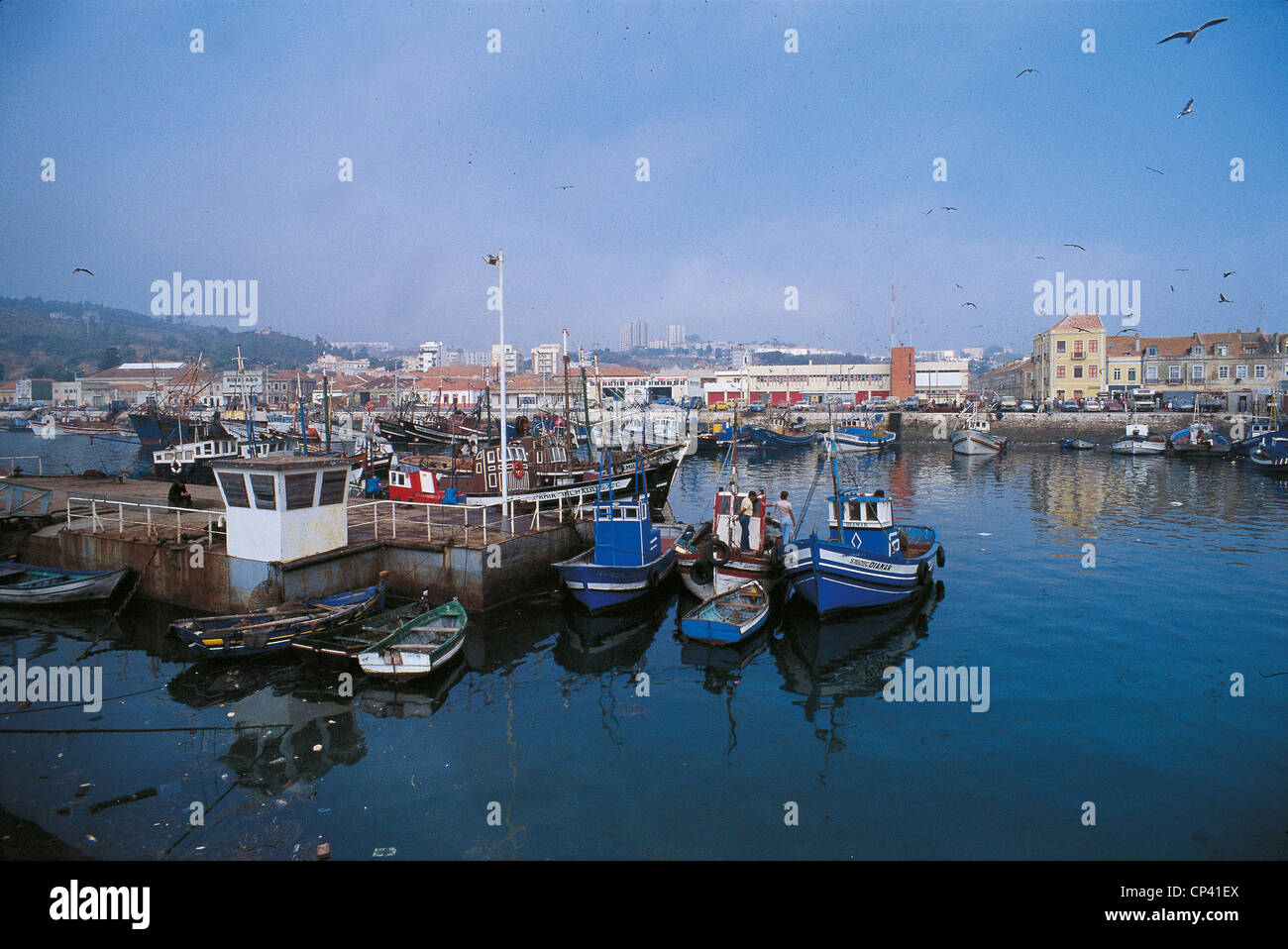 Portugal - Setubal, Setubal Peninsula. The fishing port Stock Photo - Alamy