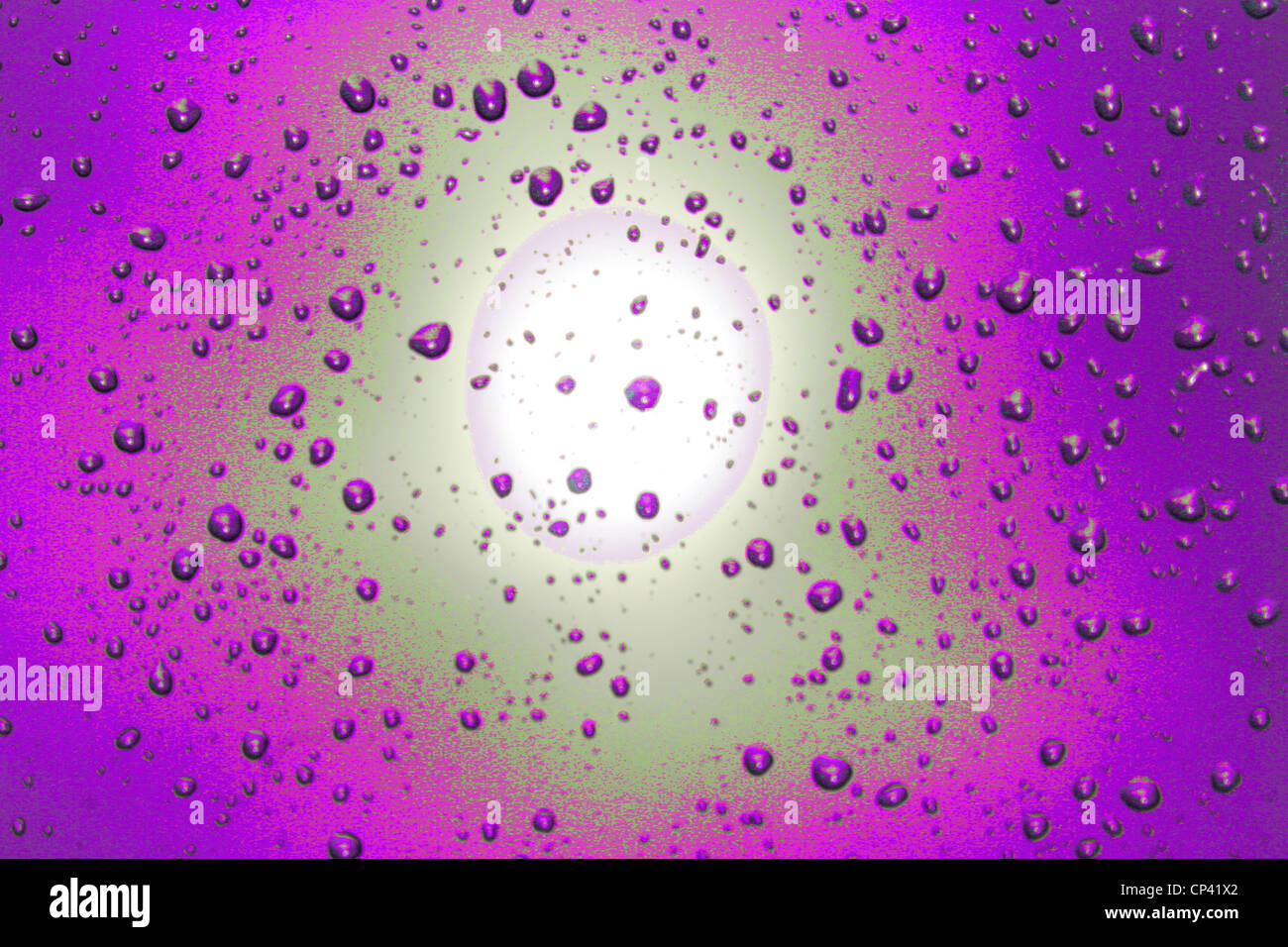 Sun through window with rain drops Stock Photo - Alamy