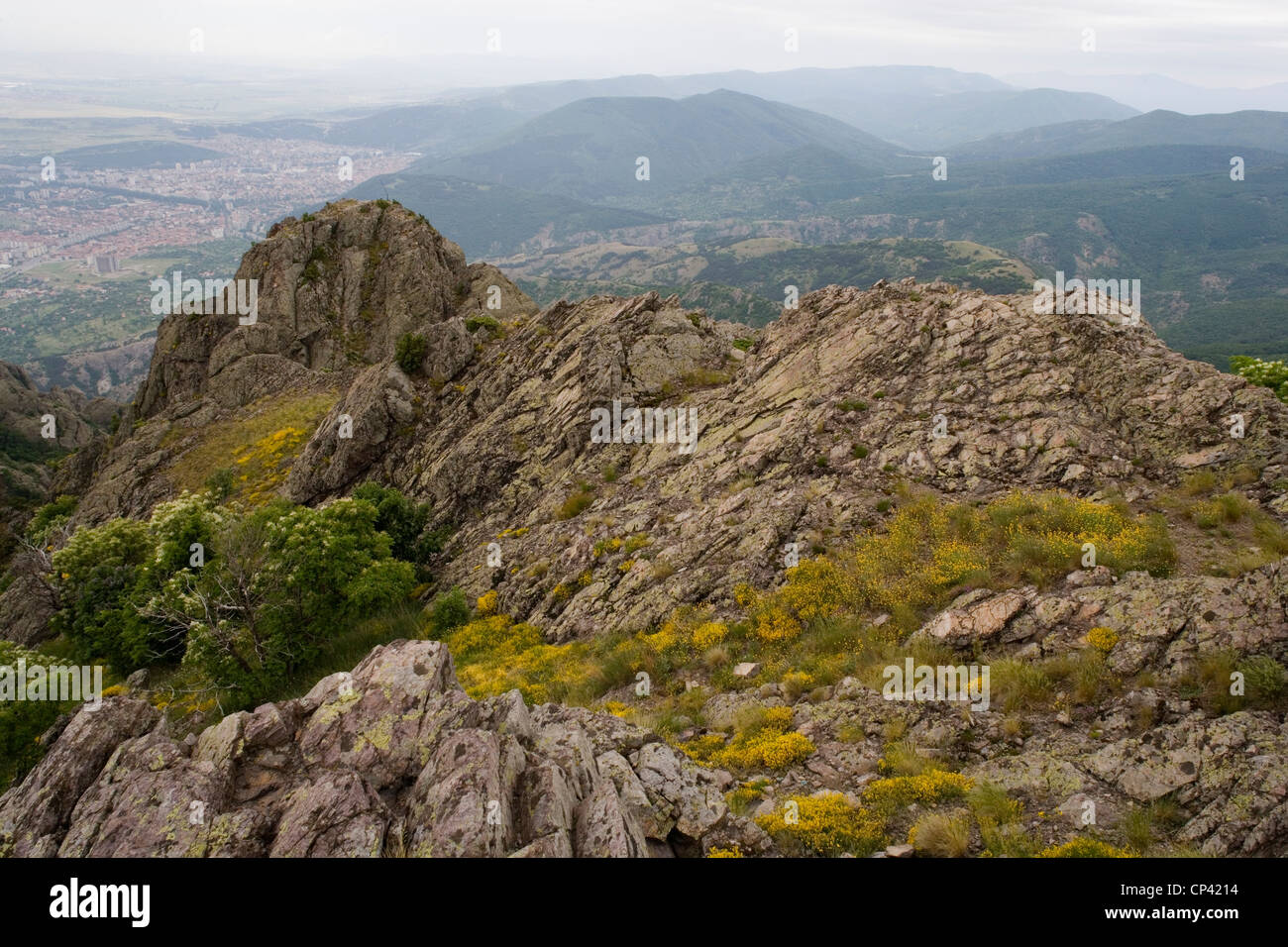 Bulgaria - Sinite Kamani Nature Park. Rock formations called "blue rock ...