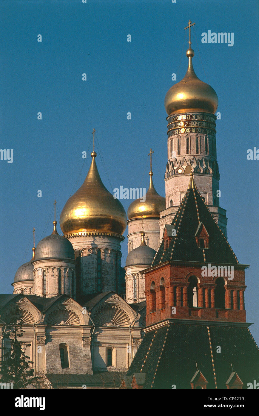 Russia Moscow, Kremlin (UNESCO Heritage 1990). Archangel Michael's ...