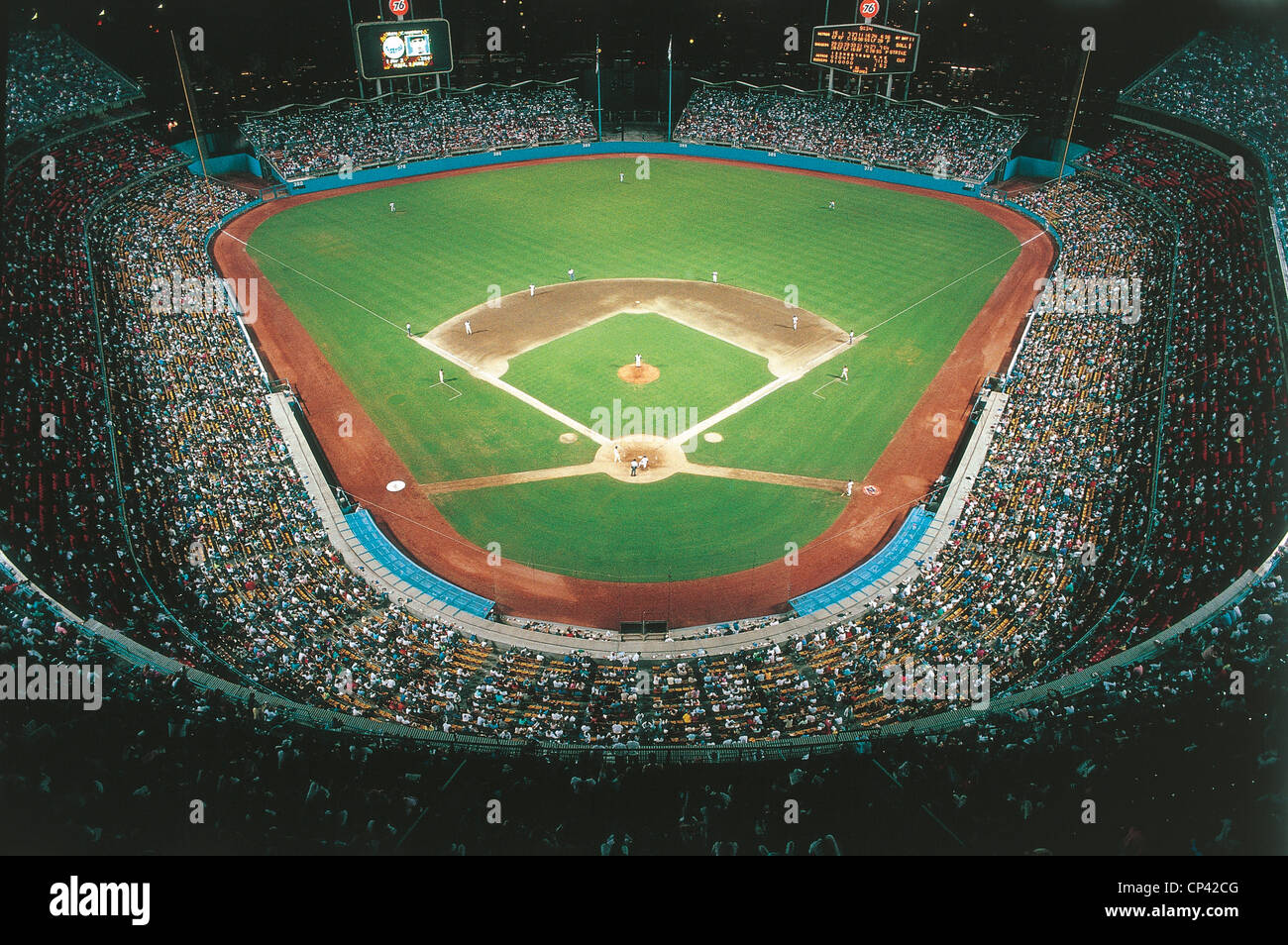 United States of America - California - Los Angeles. Baseball game at ...
