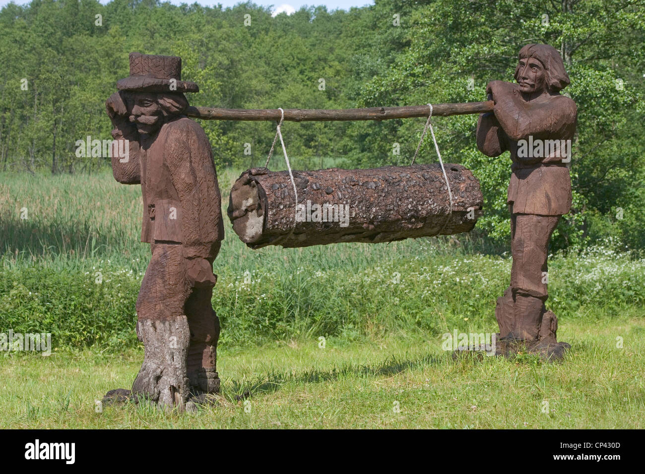 Lithuania - National Park Aukstaitija - Stripeikai. Ancient Beekeeping ...
