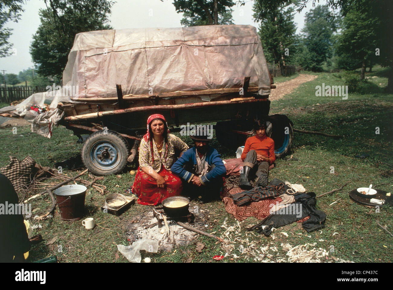 Romania - Gypsies Stock Photo - Alamy