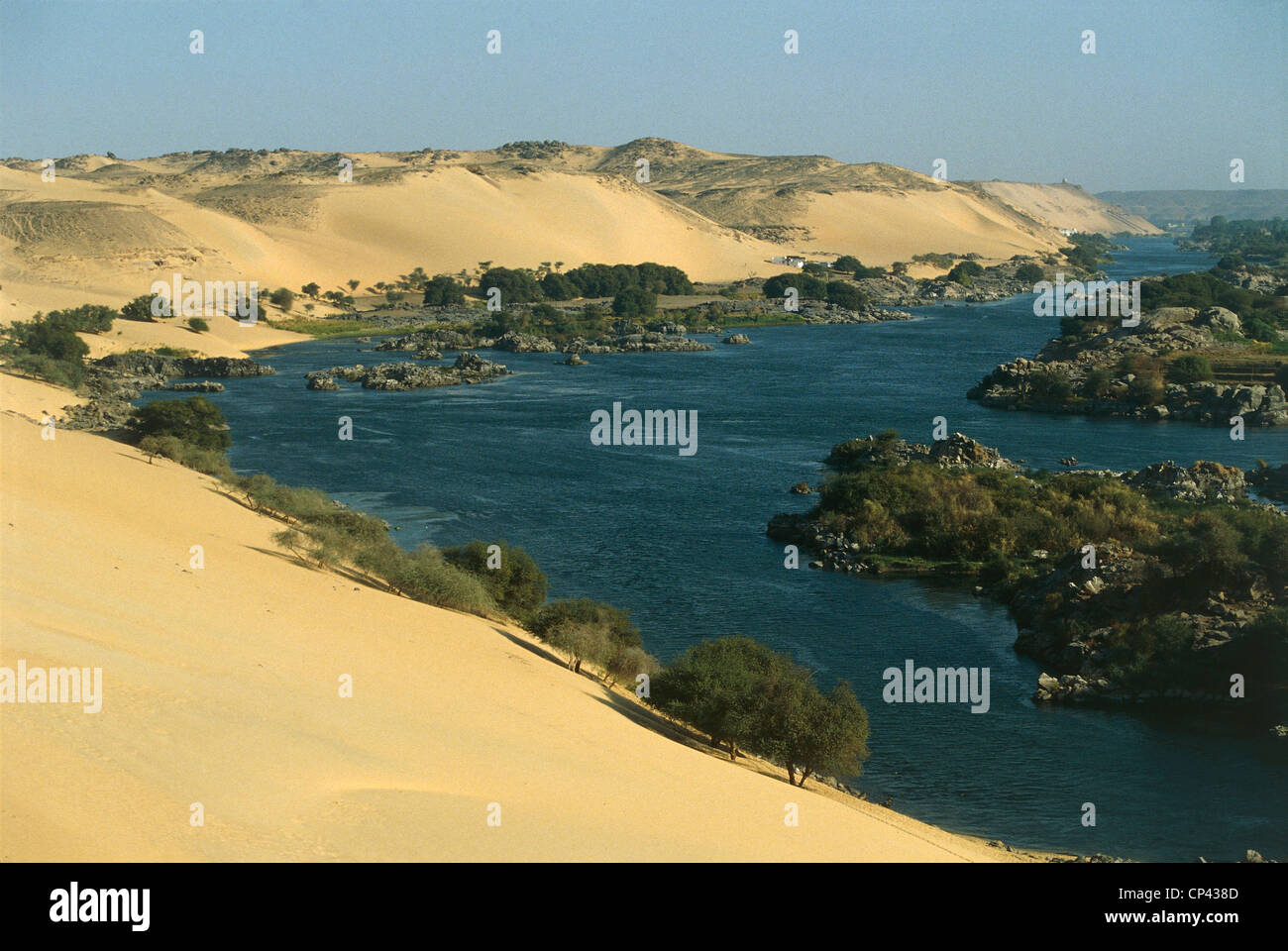 Egypt - Nile Valley - The Nile in Nubia in the area of the first ...