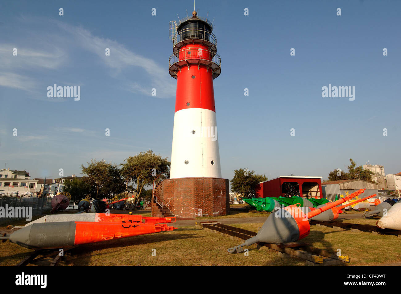 Germany - Schleswig-Holstein - Busum. The Lighthouse (1913 Stock Photo ...