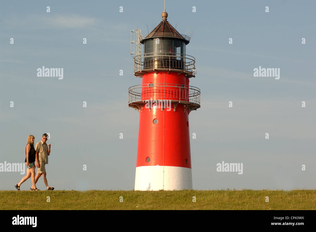 Germany - Schleswig-Holstein - Busum. The Lighthouse (1913 Stock Photo ...