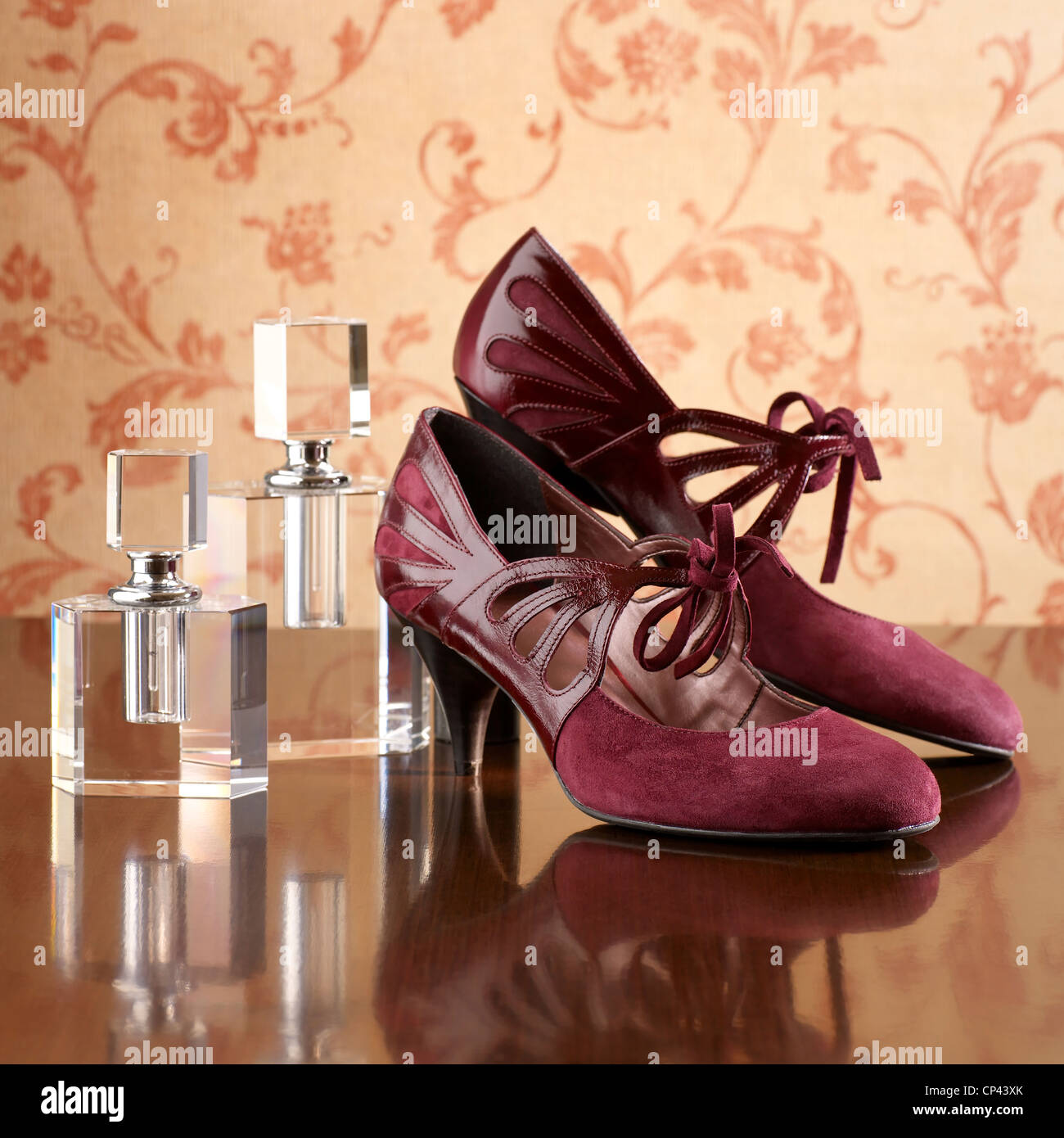 A still life shot of a pair of womens shoes Stock Photo - Alamy