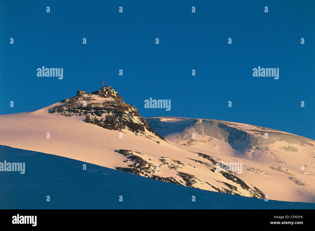 Valle d'Aosta - Plateau Rosa Stock Photo - Alamy