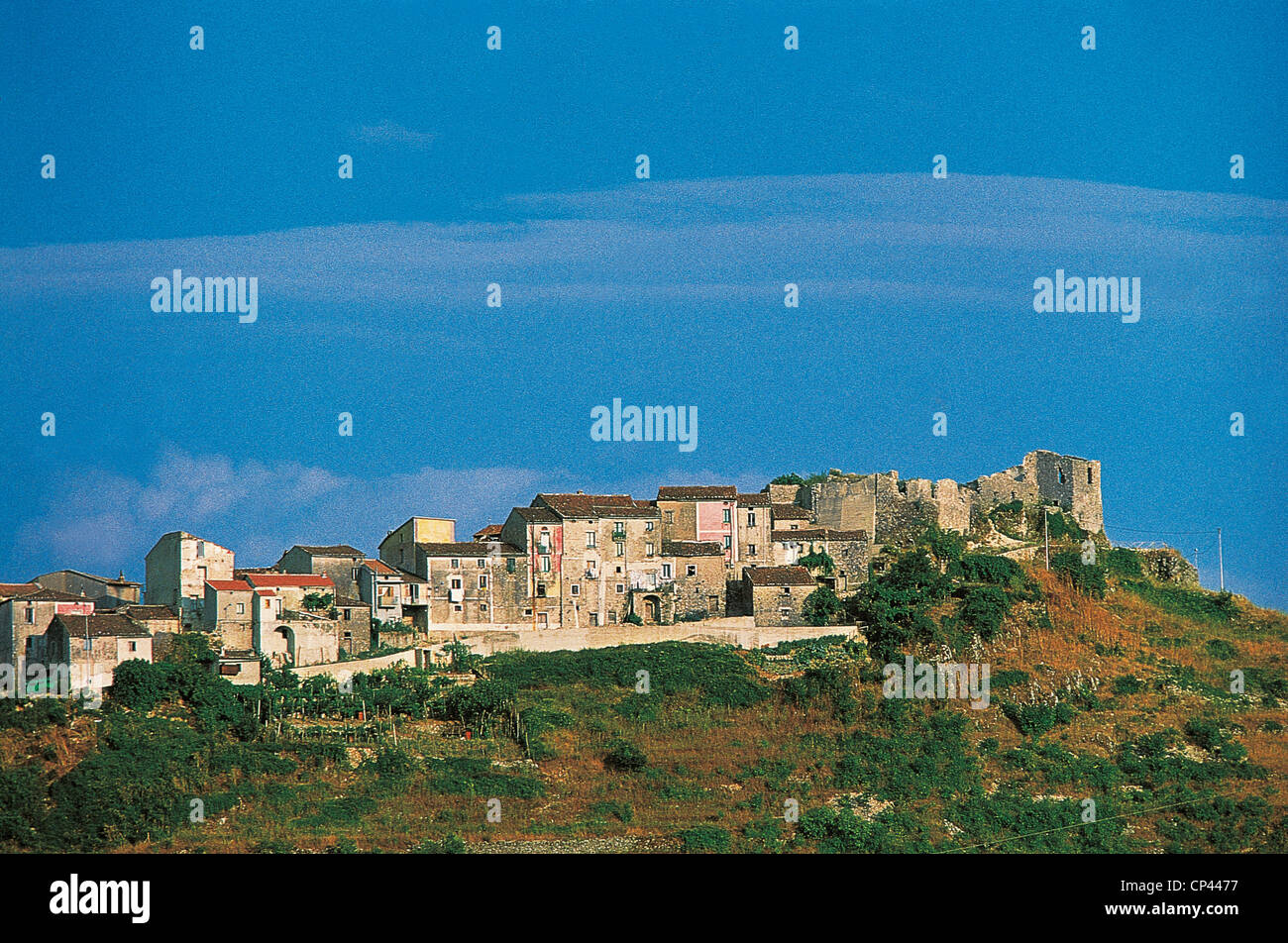 Basilicata Lucania Village Stock Photo - Alamy