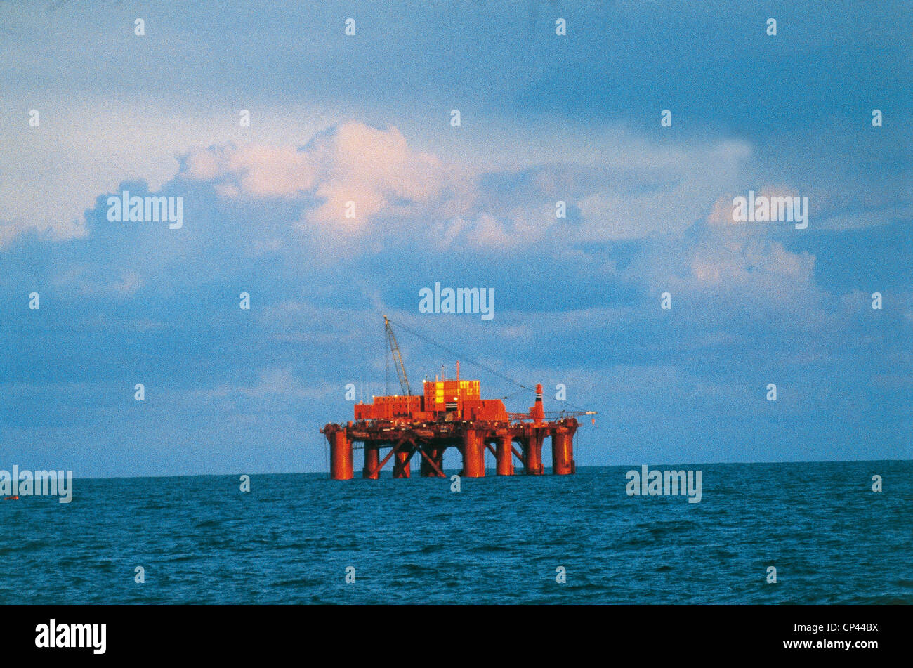Norway North Sea Oil Platform Stock Photo - Alamy