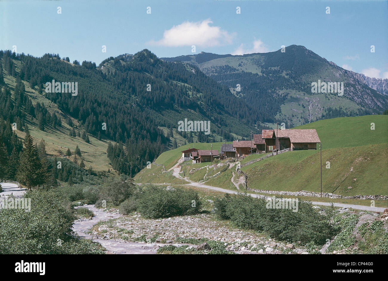 Liechtenstein - Triesenberg - Landscape near Steg Stock Photo - Alamy